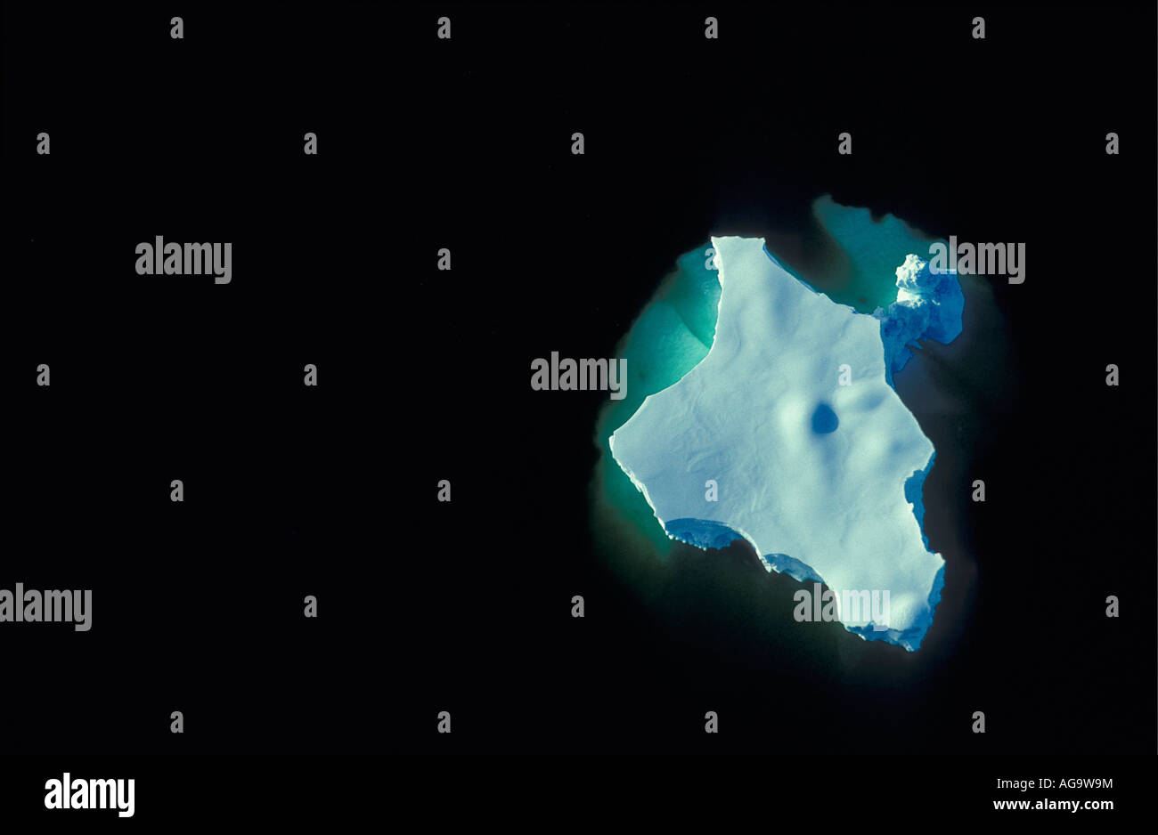Antarctica Floating ice floe or iceberg Stock Photo - Alamy