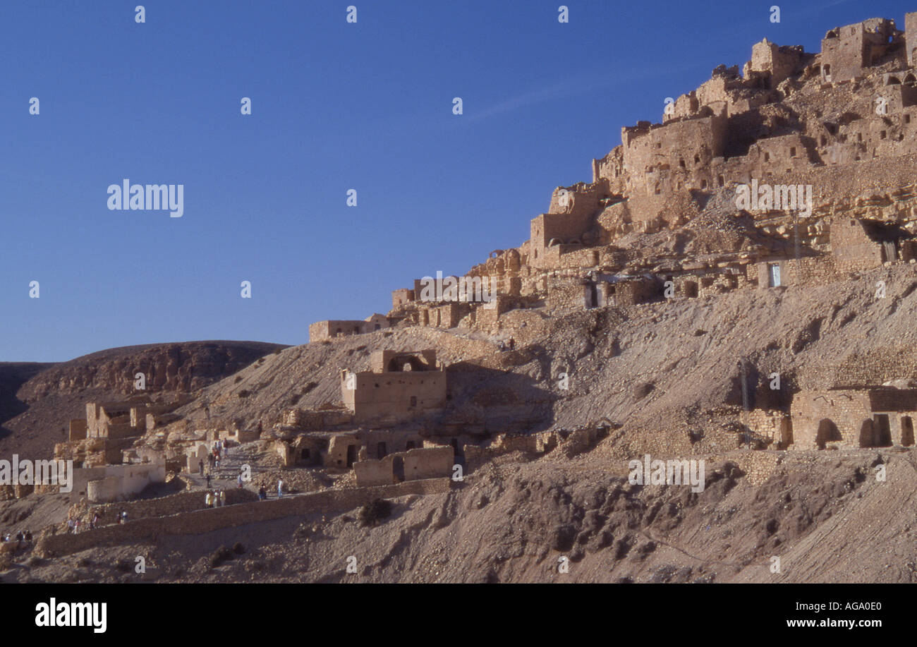 The hilltop Berber village of Chenini Stock Photo - Alamy