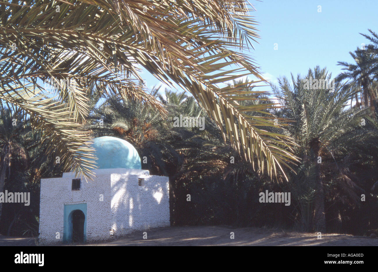Tunisia Tozeur A marabout holy man tomb Stock Photo - Alamy