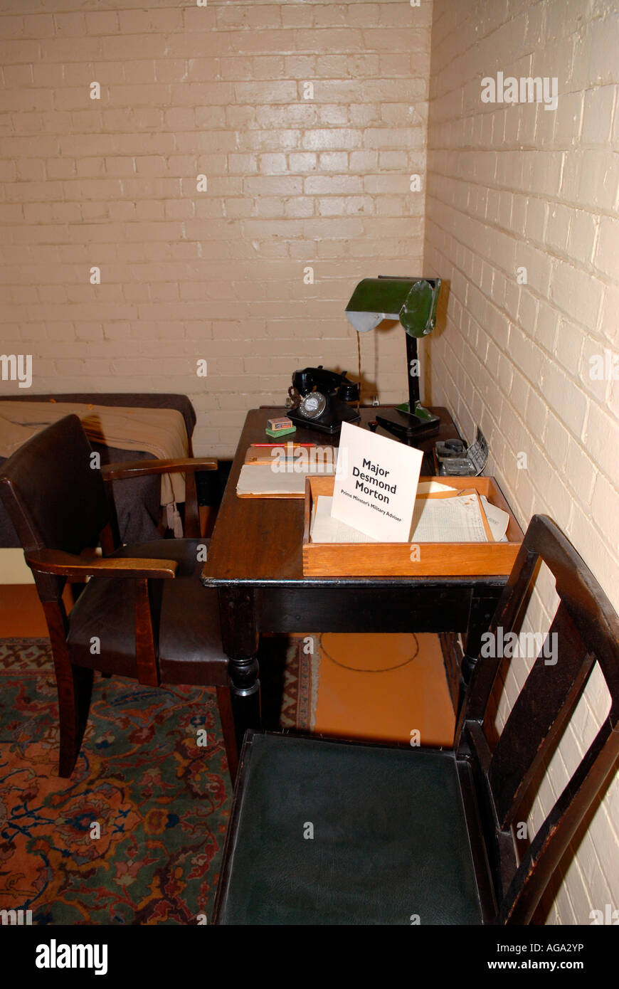 London , Whitehall , Cabinet War Offices , Major Desmond Morton's room ...