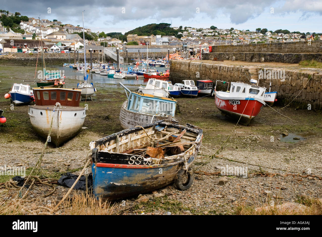 Newlyn Harbour Cornwall England Stock Photo - Alamy