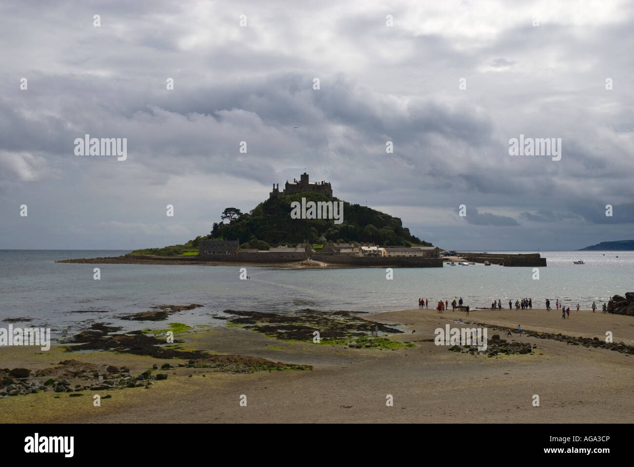 St Michaels Castle Mounts Bay Marazion Cornwall England Stock Photo - Alamy