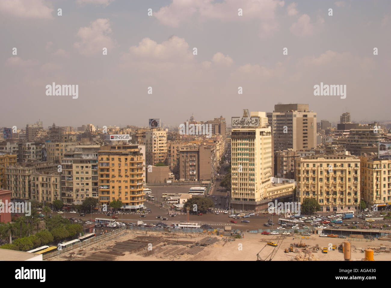 view over cairo egypt Stock Photo - Alamy
