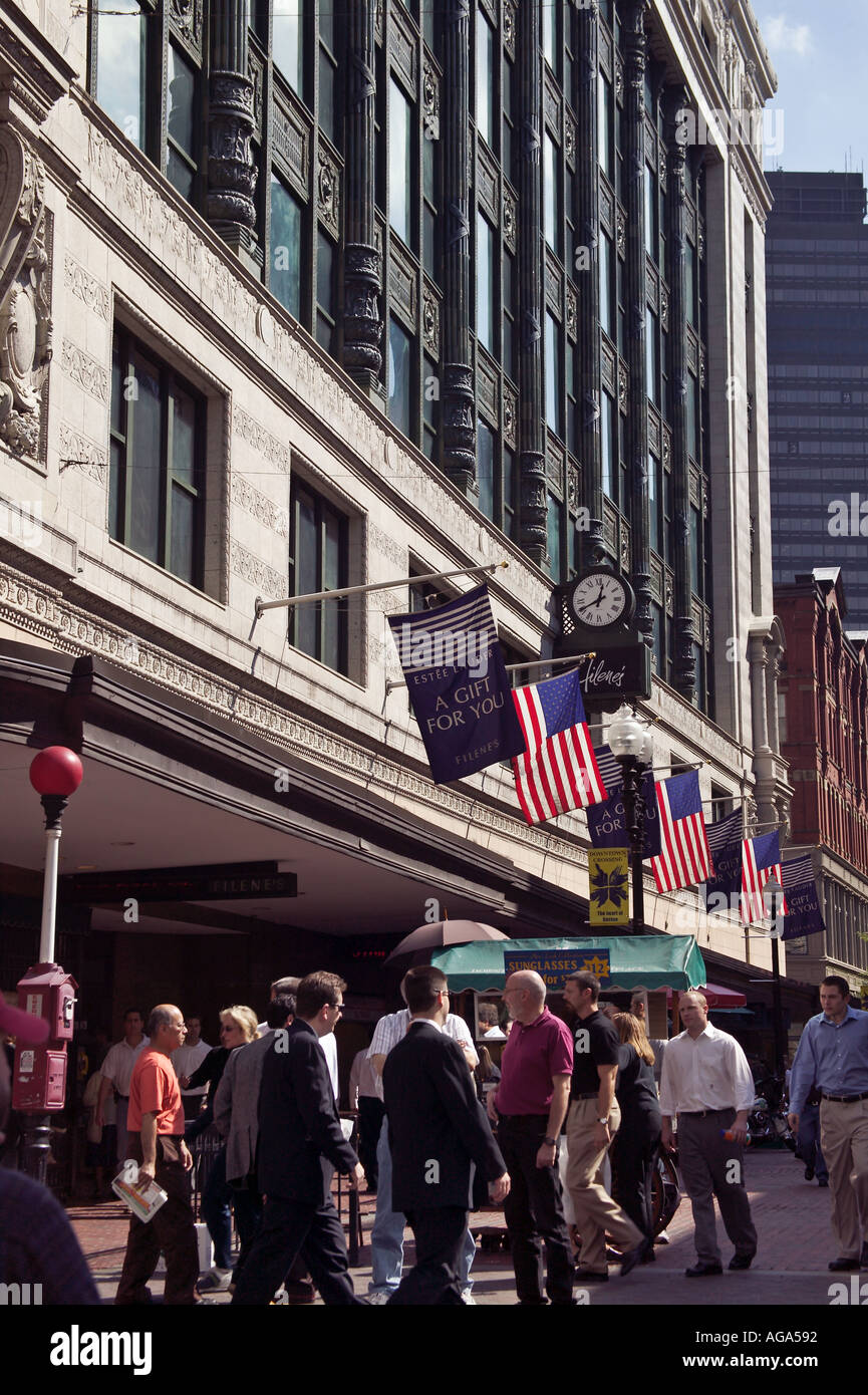 Filene's Department Store at Downtown Crossing Boston MA Stock Photo ...