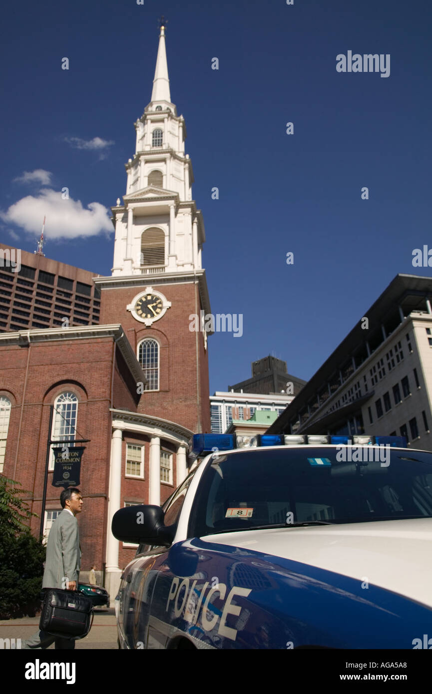 Boston police car hi-res stock photography and images - Alamy