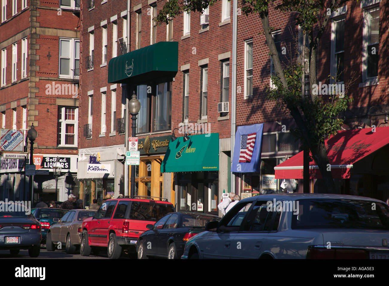 Boston italian district hi-res stock photography and images - Alamy