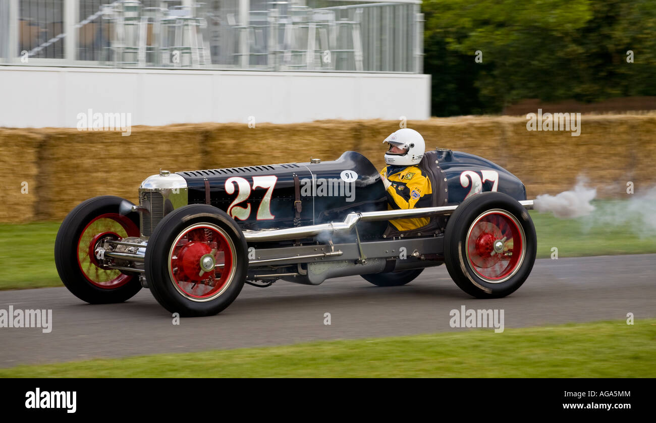 1928 Miller "The Derby Miller" Indy and Brooklands racer at Goodwood ...