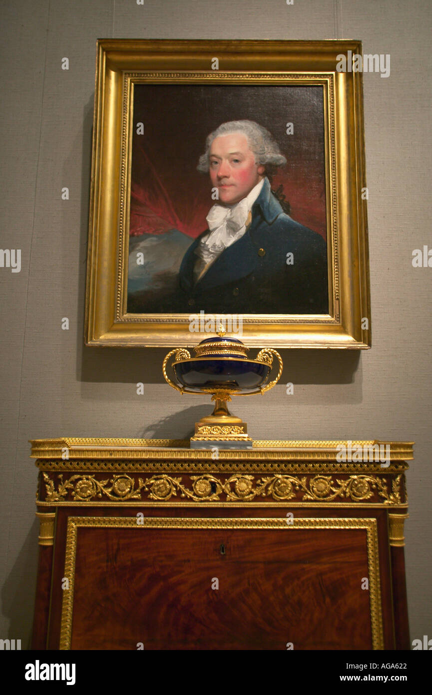 Oil Painting of Colonel James Swan in 1795 by American painter Gilbert ...