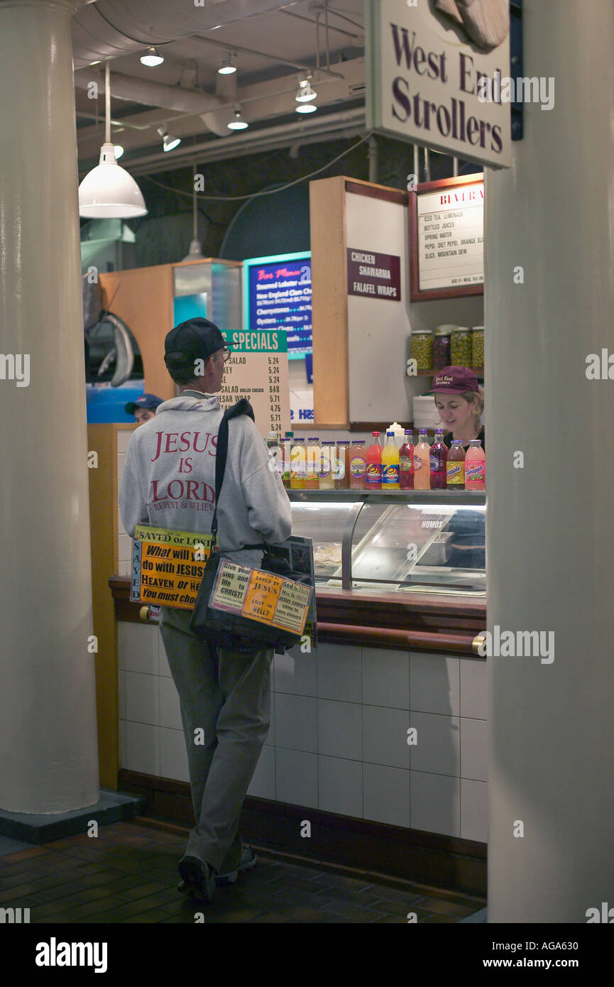 Man wearing sandwich board hi-res stock photography and images - Alamy