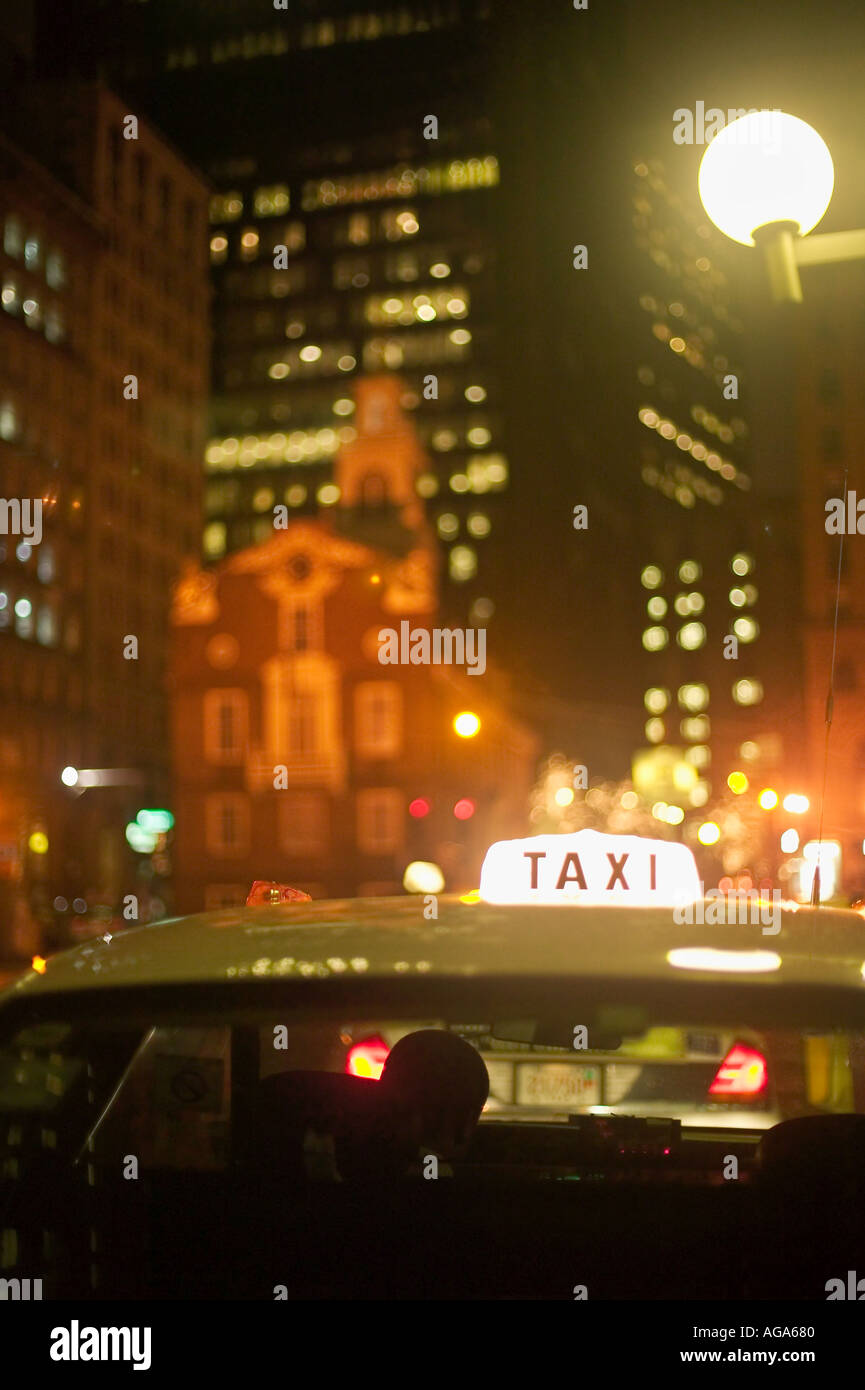 Boston town taxi hi-res stock photography and images - Alamy