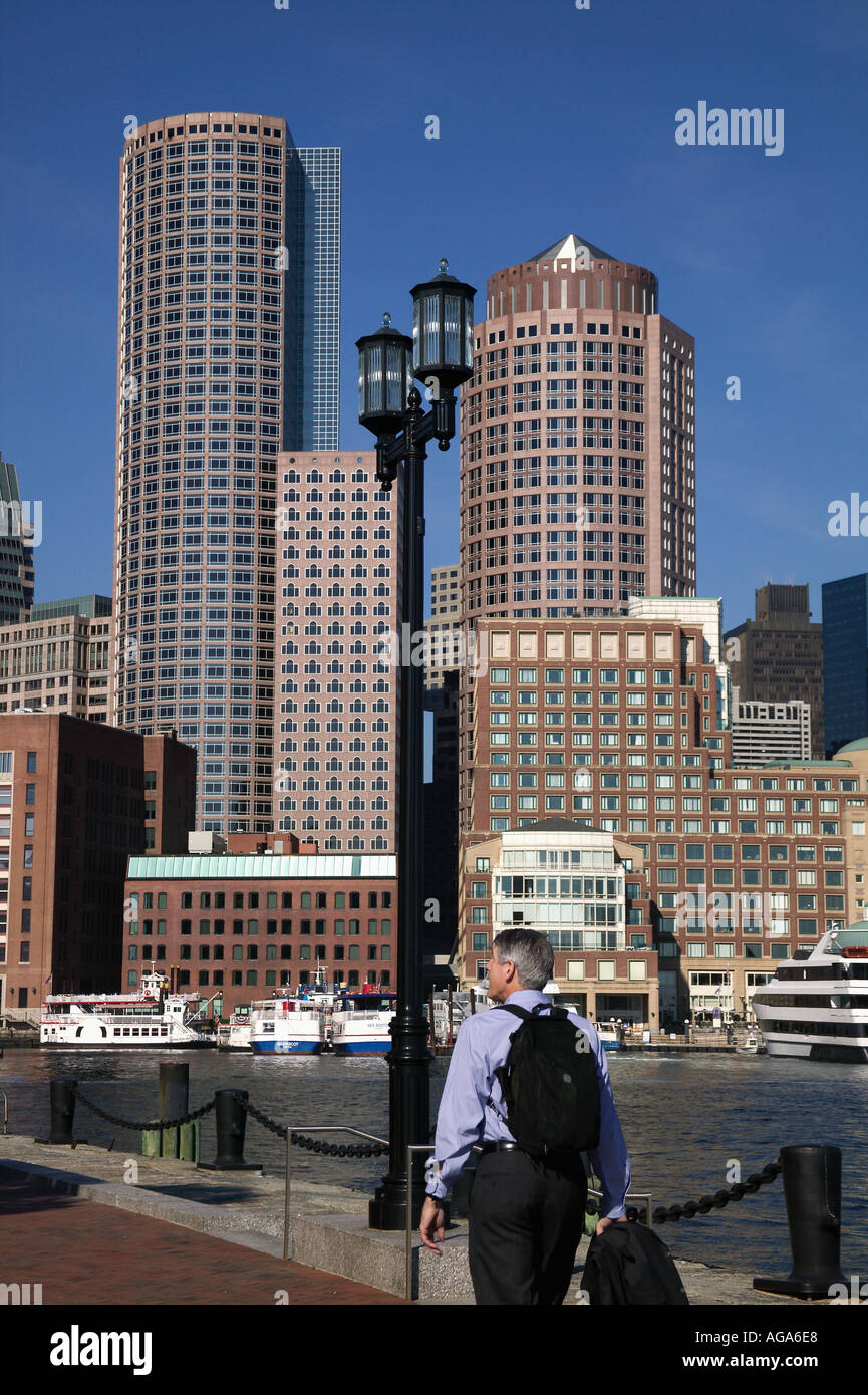 International Place financial center building view from Federal ...