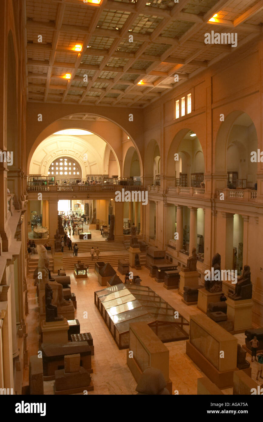 Interior View of the Egyptian Museum in Cairo Stock Photo - Alamy
