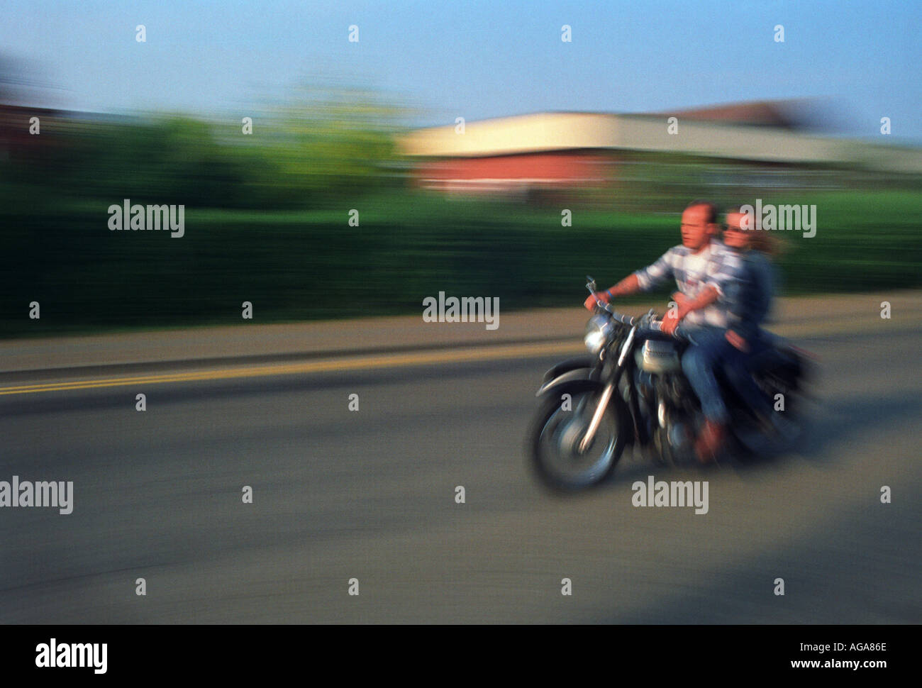 Riding motorcycle without helmet hi-res stock photography and images ...