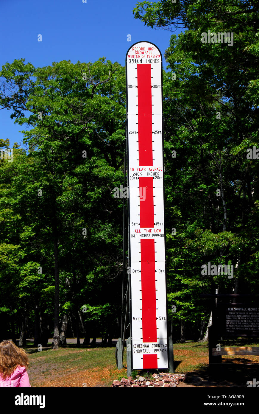 Record michigan snowfall hi-res stock photography and images - Alamy
