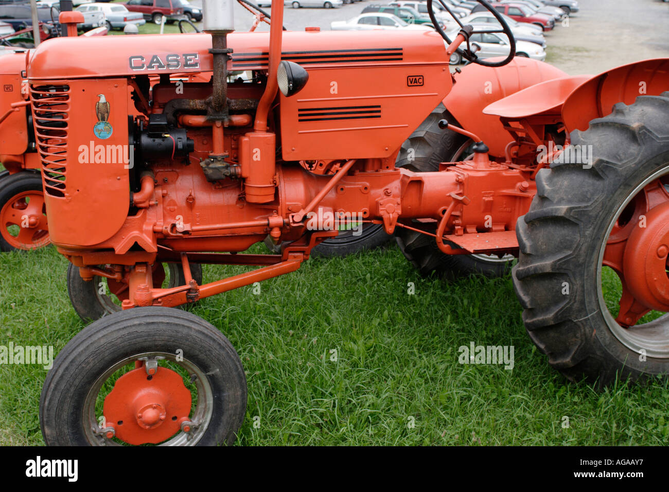 Vintage Case Tractor Stock Photo - Alamy