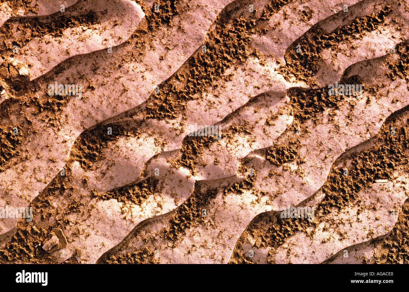 Sand Pattern In Muscat The Capital Of Oman Stock Photo - Alamy