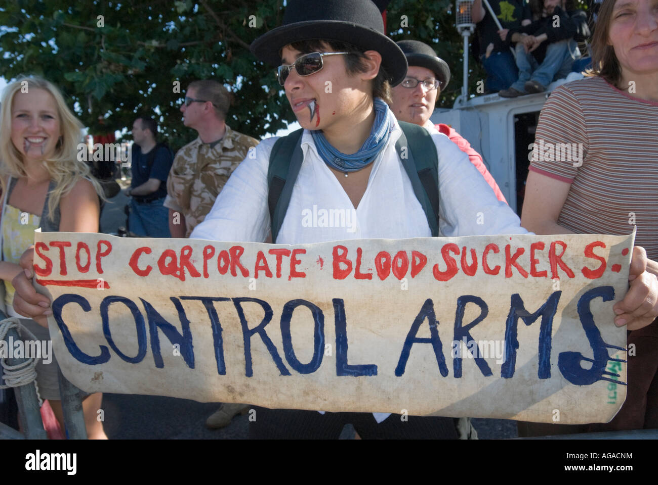 Anti arms protest fair demonstration excel hi-res stock photography and ...