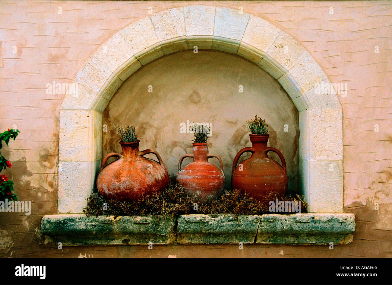 Traditional houses in Crete Stock Photo - Alamy