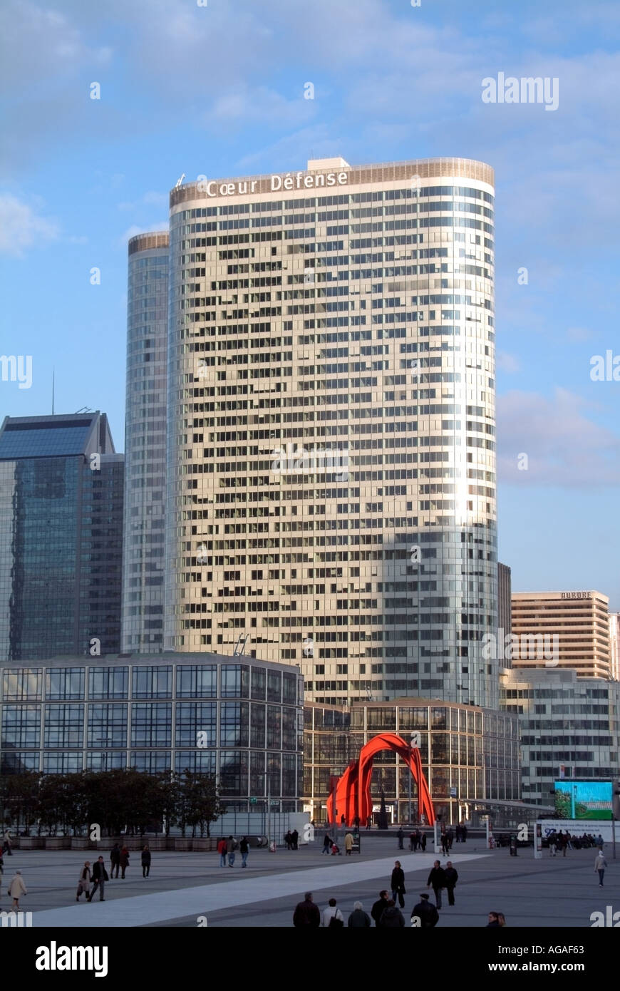 Paris La Defense concourse and business area modern architecture The ...