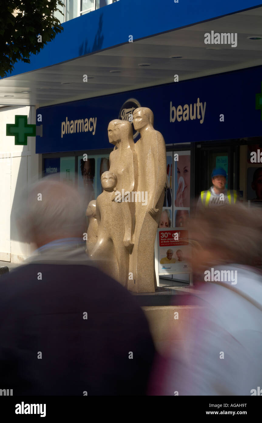 Year of the pedestrian sculpture hi-res stock photography and images ...