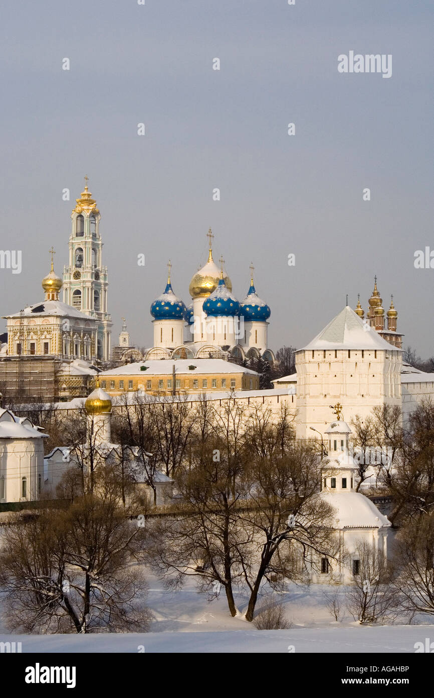 Zagorsk or Sergios Posad in winter Stock Photo - Alamy