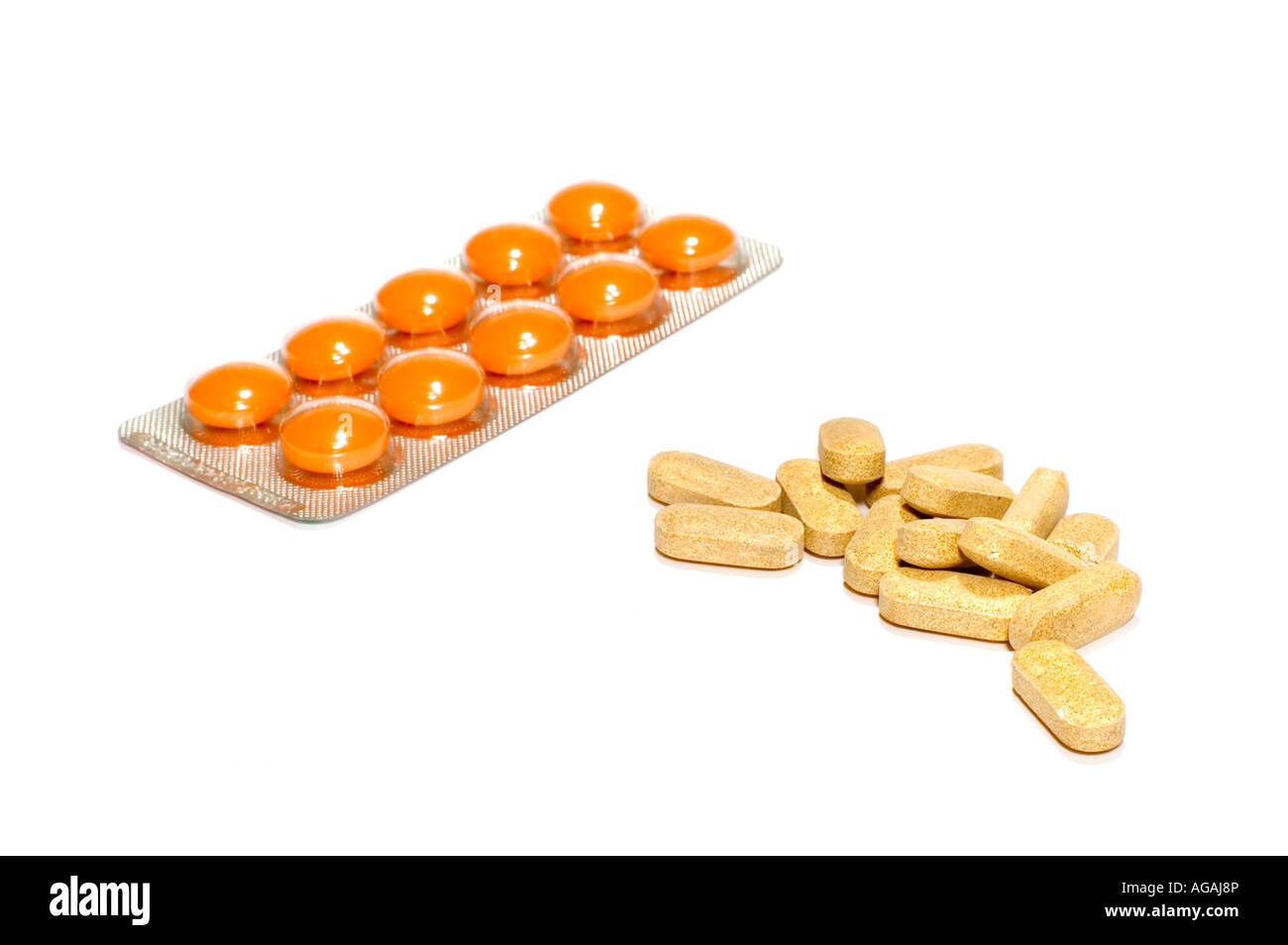 series object on white isolated tables and bolus Stock Photo - Alamy