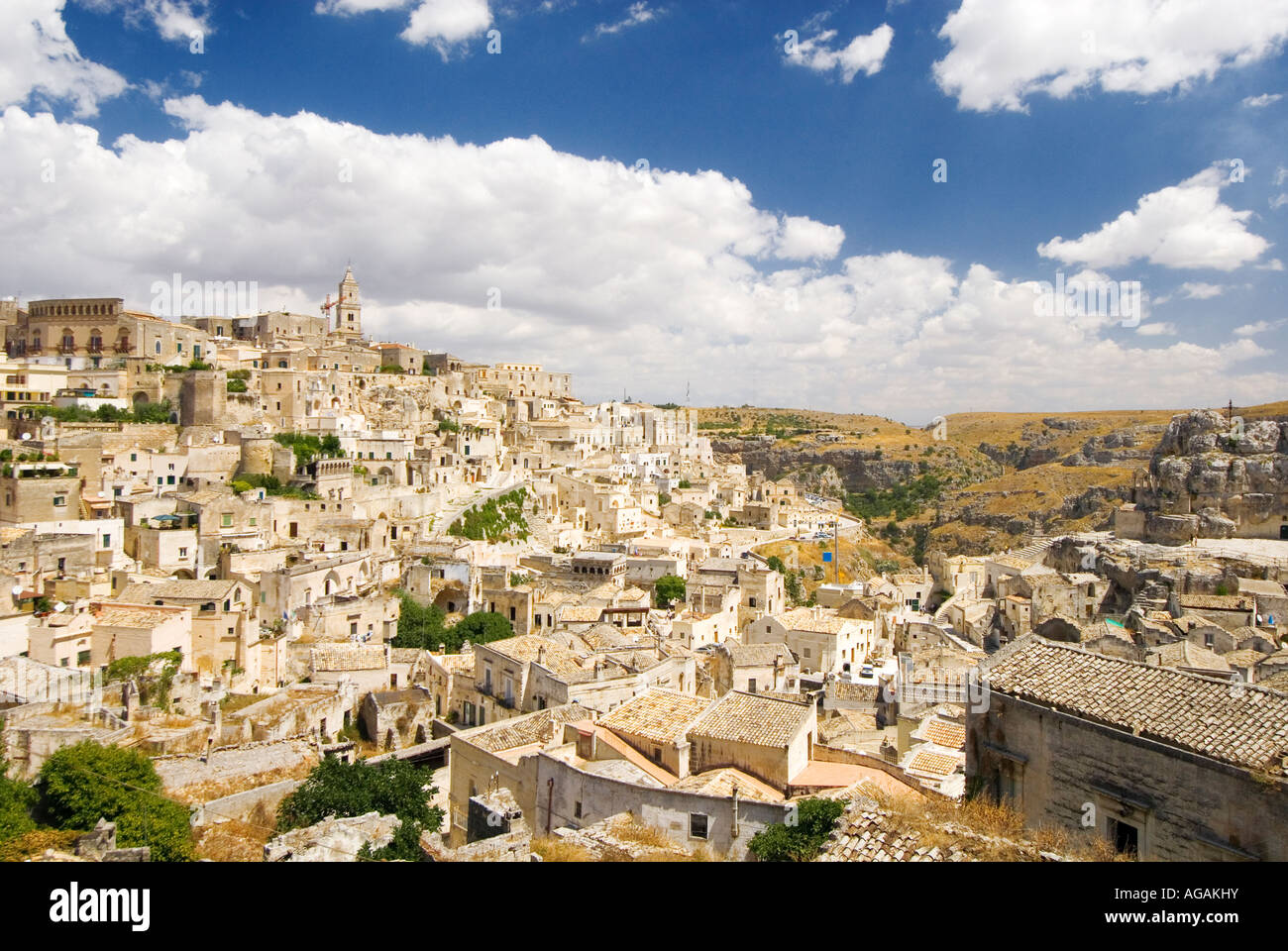 The Sassi of Matera Basilicata Italy Stock Photo - Alamy