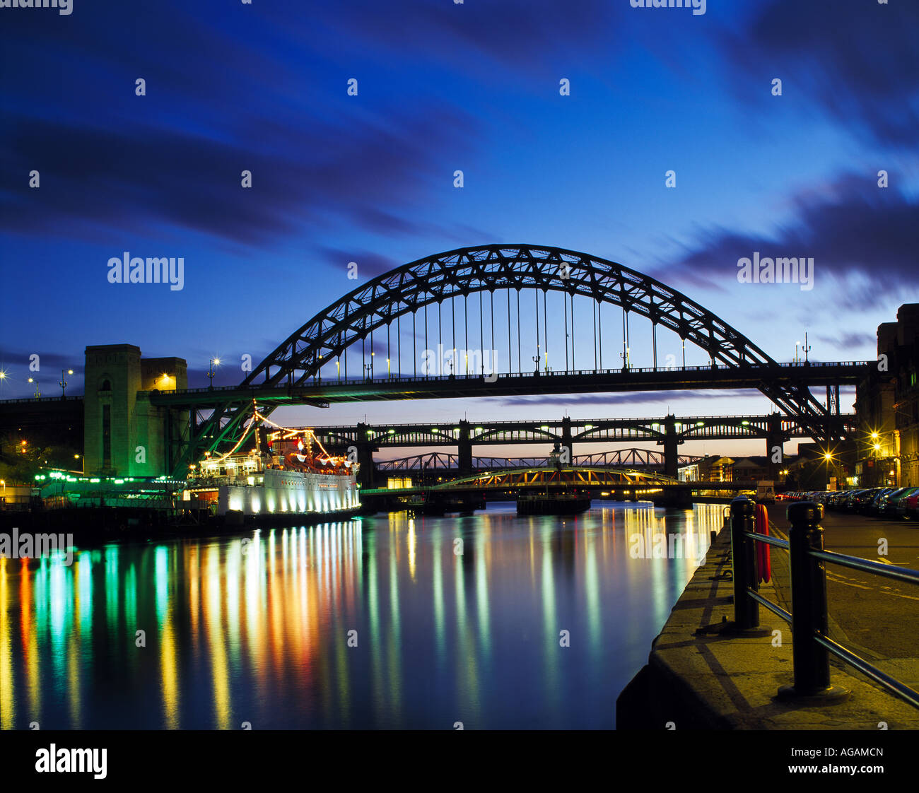 Tyne Bridge Newcastle upon Tyne Tyne and Wear England UK Stock Photo ...