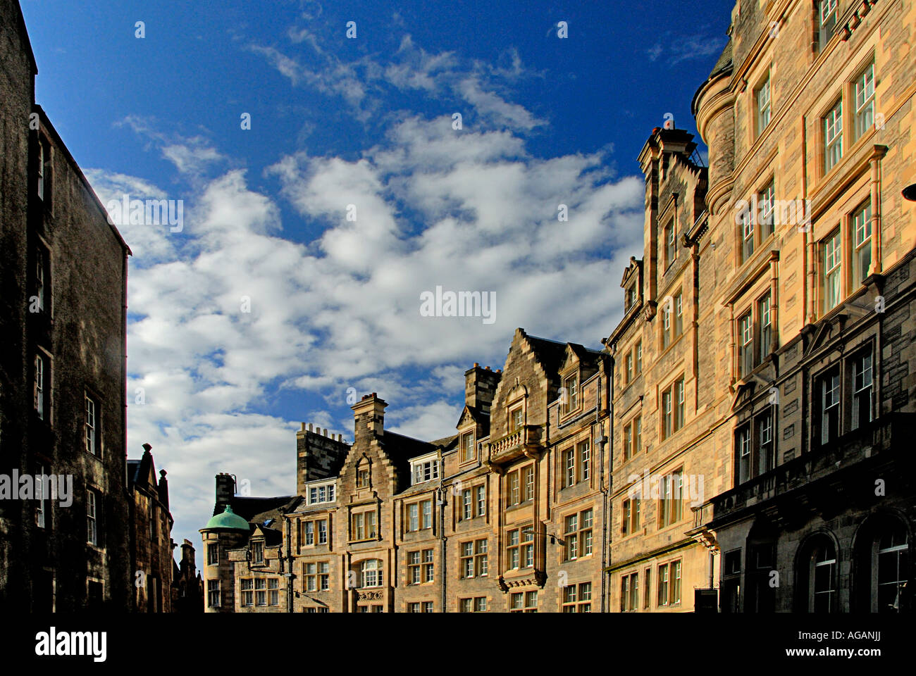 The old Edinburgh Scotland Great Britain Stock Photo - Alamy