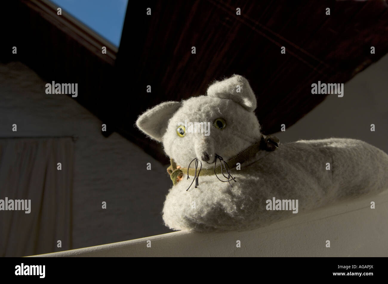 Large soft toy cat Stock Photo - Alamy