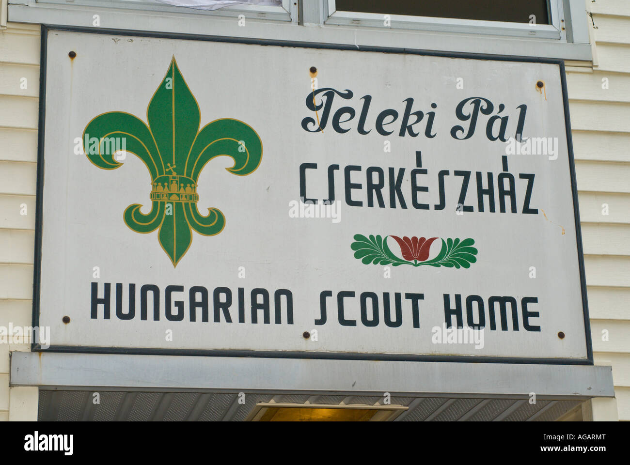 Hungarian Scout home in New Brunswick New Jersey Stock Photo - Alamy