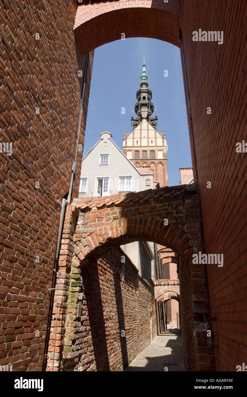 Elblag or Elbing architecture city center, Poland Stock Photo - Alamy
