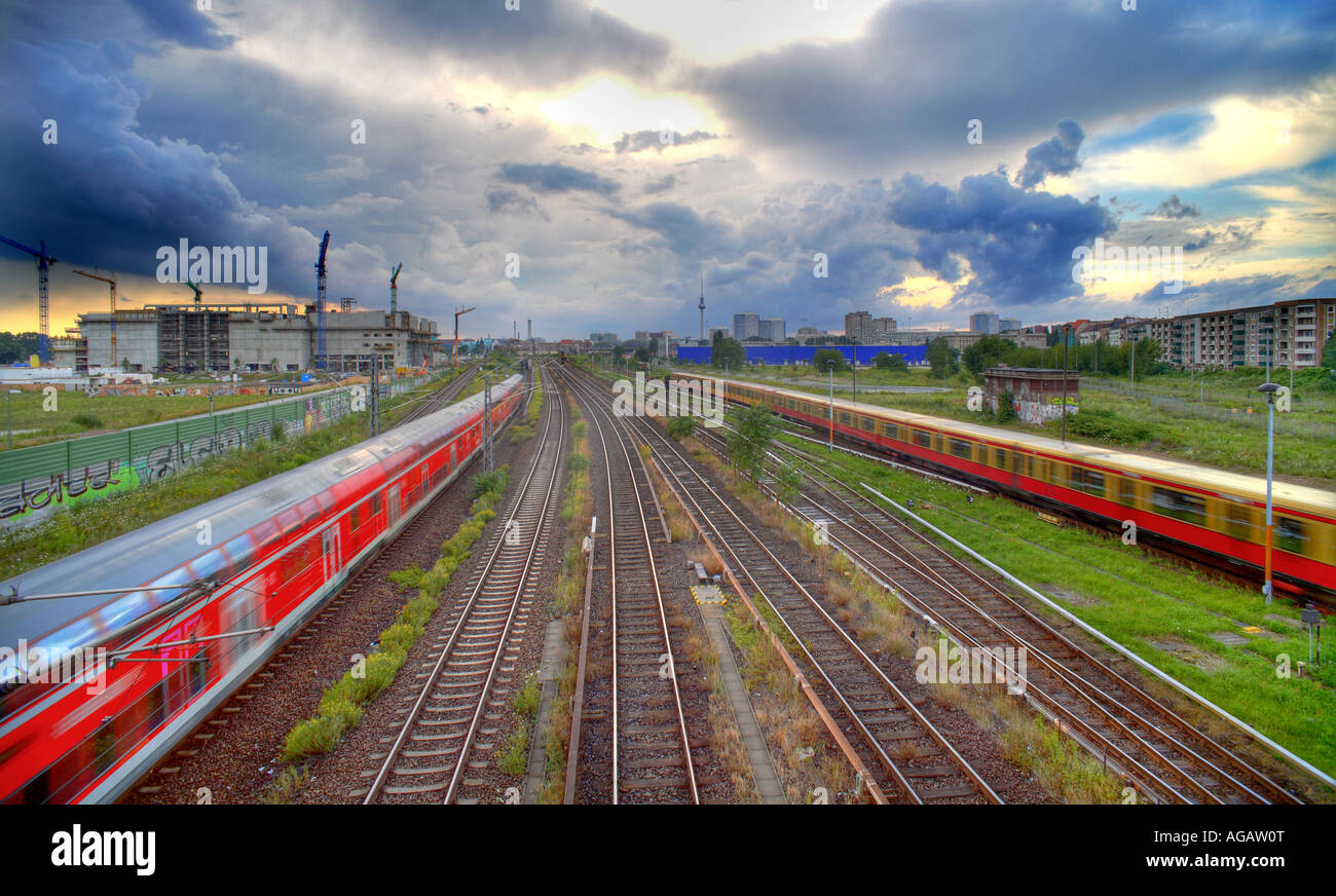 Berlin railway hi-res stock photography and images - Alamy