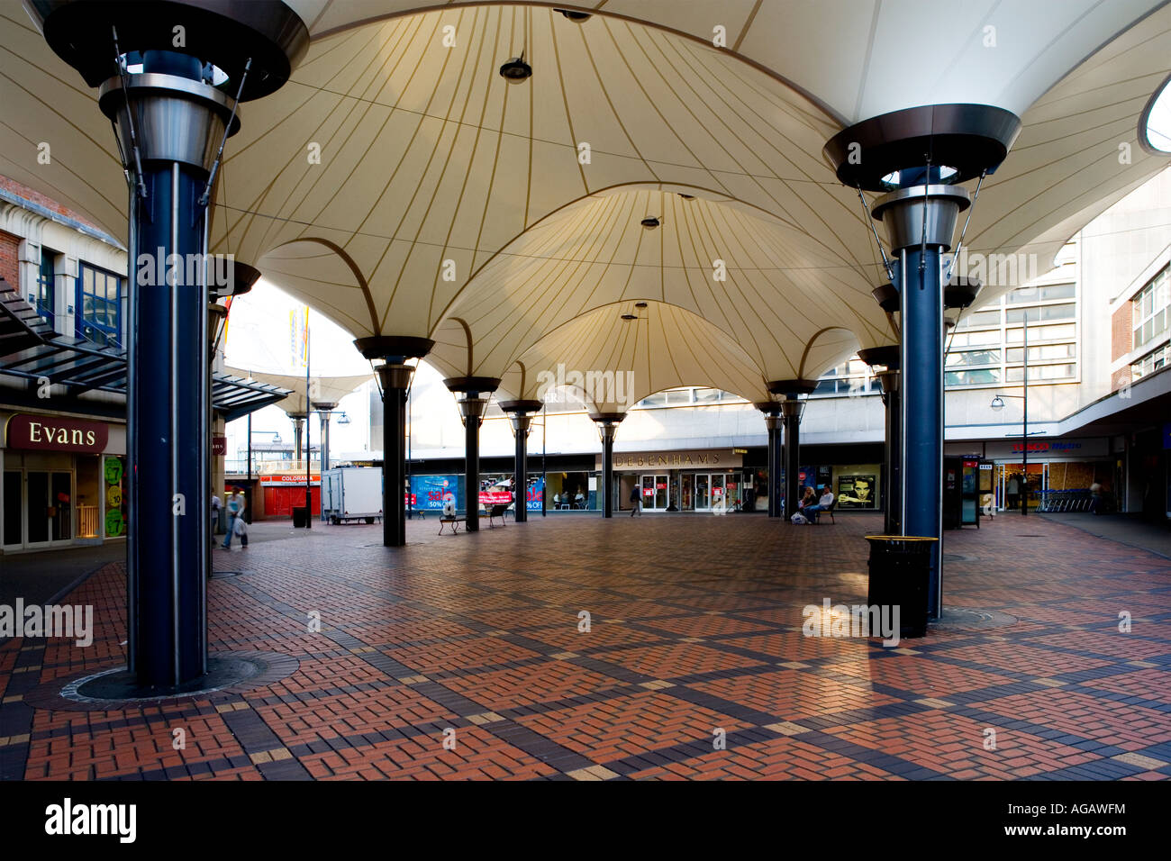 The former shopping precinct called The Parade, in the Town Centre ...