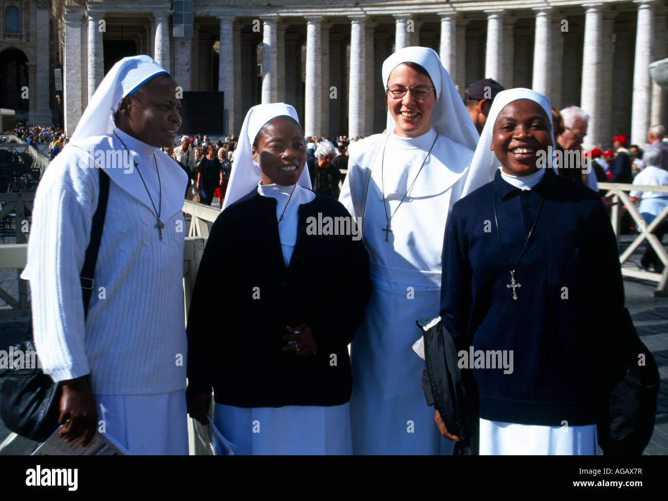 Vatican Rome Italy Nuns at Beatification Stock Photo - Alamy