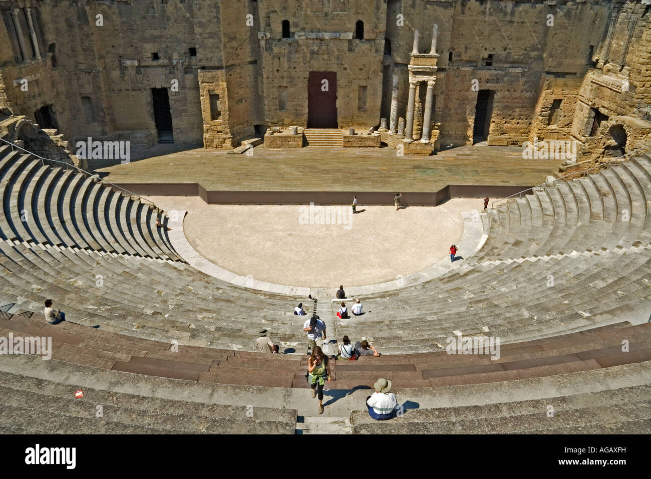 Roman amphitheatre L Orange Provence France Stock Photo - Alamy