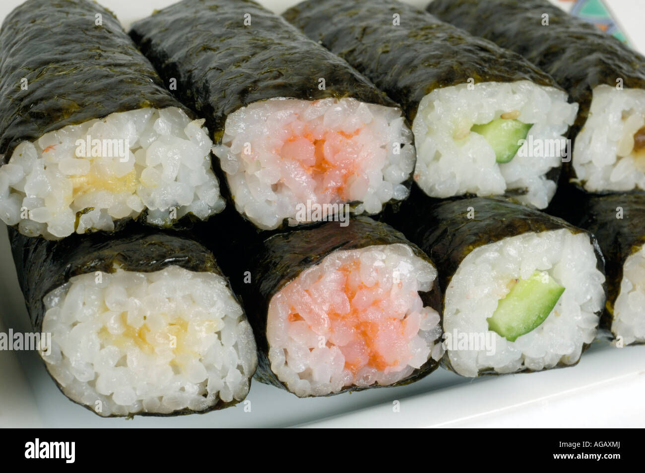 Japanese food Nori Maki Stock Photo - Alamy