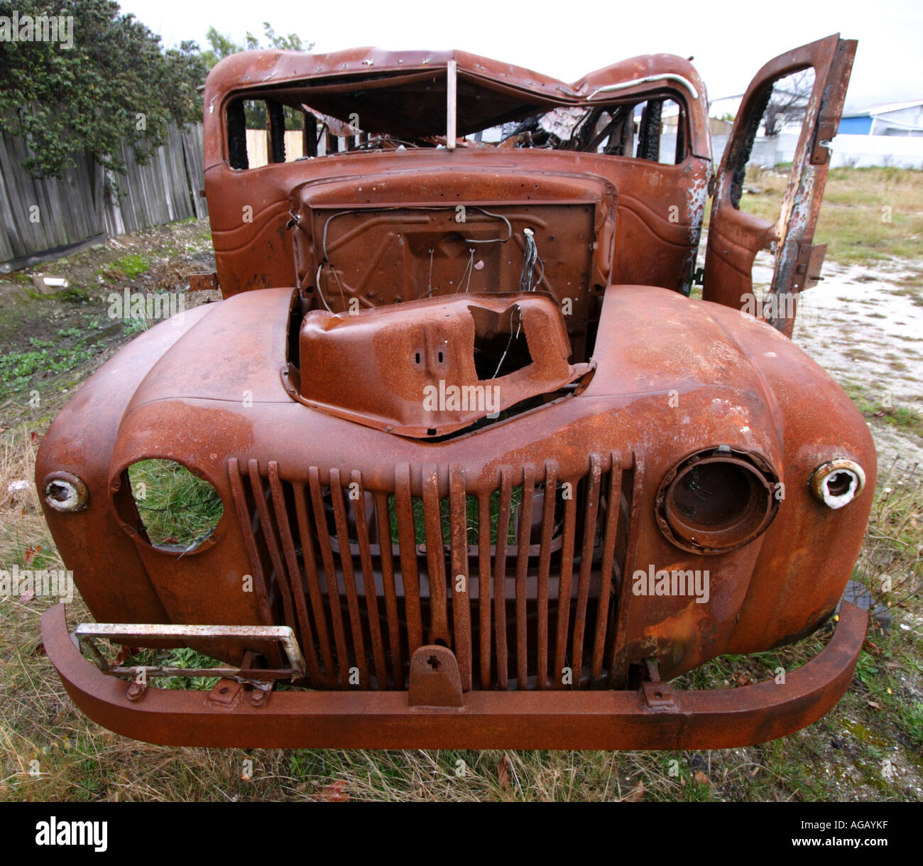 Wrecked school bus hi-res stock photography and images - Alamy