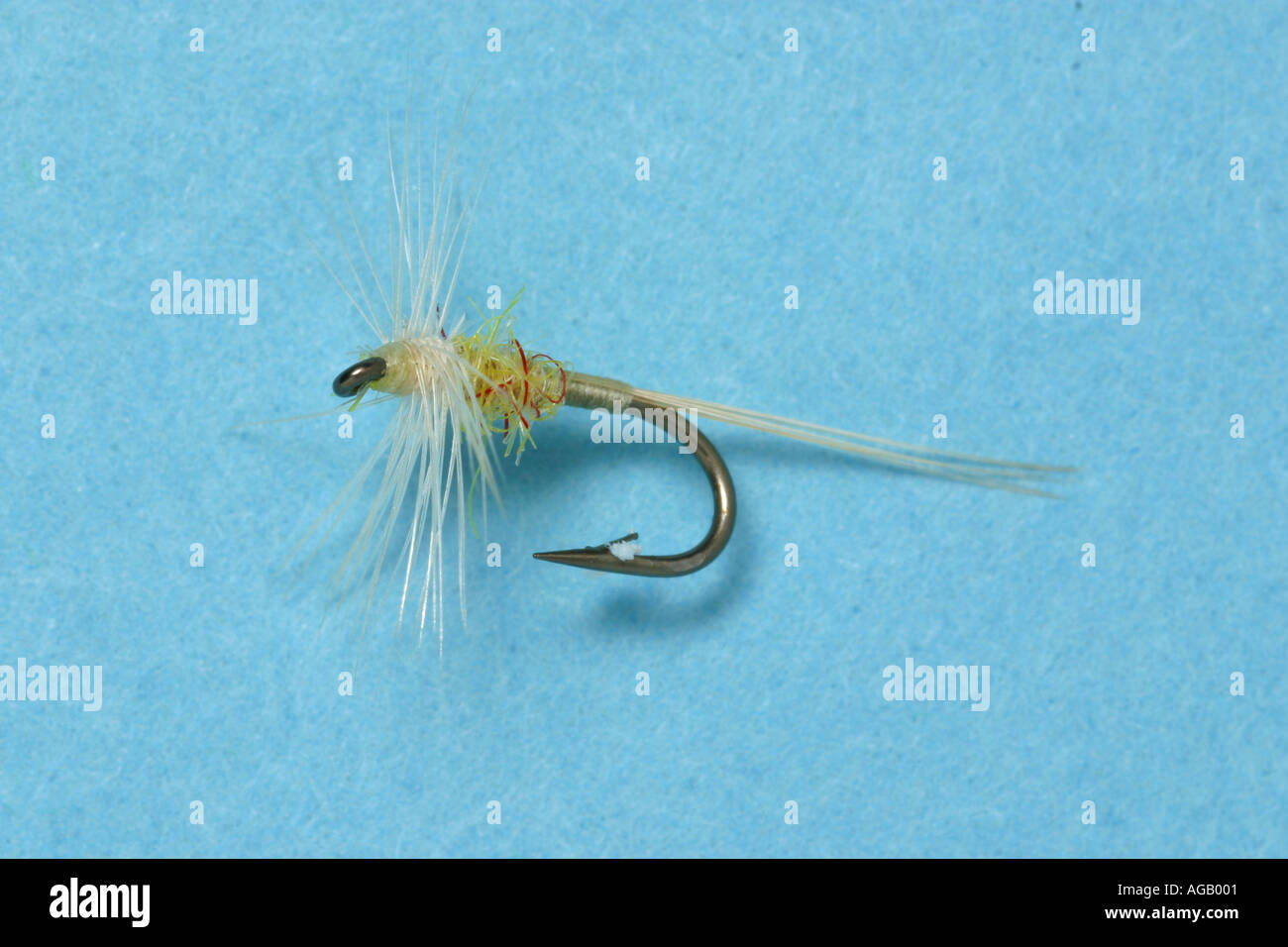 fishing fly Tups Indespensible dry fly Trout fly Stock Photo - Alamy