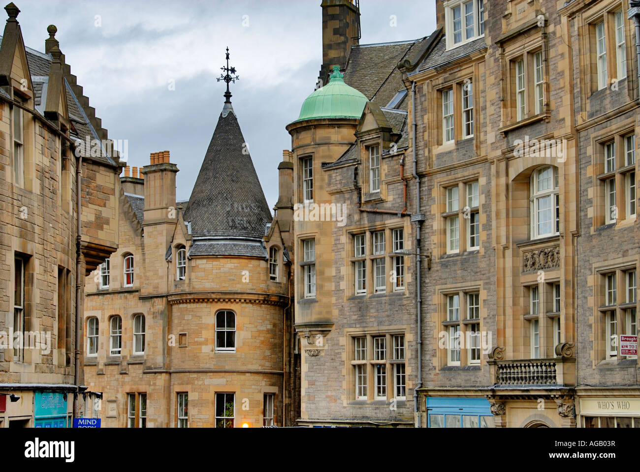 Old Edinburgh Scotland Great Britain Stock Photo - Alamy