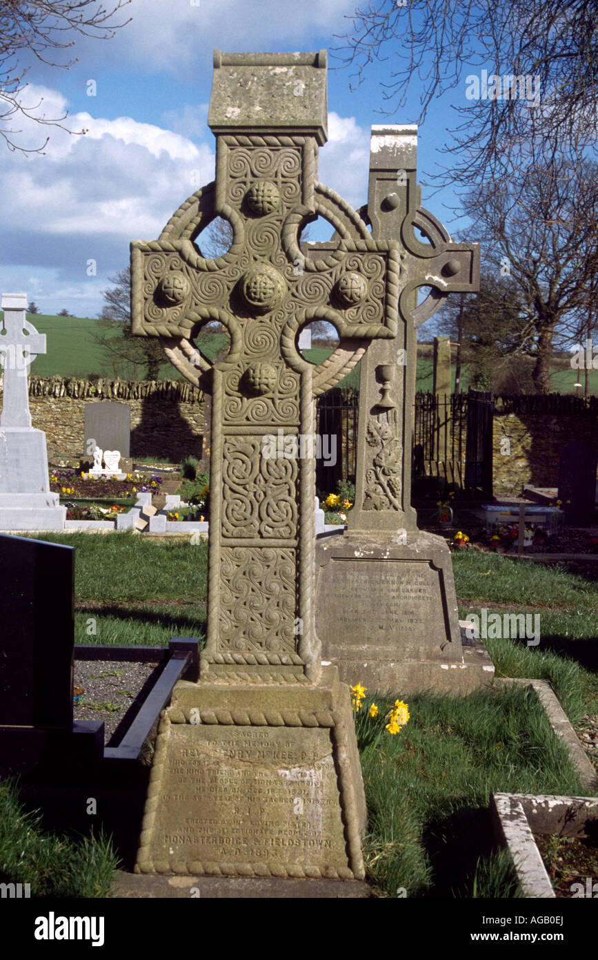 Meath Ireland 10th Century Celtic Cross Monasterboice Stock Photo - Alamy
