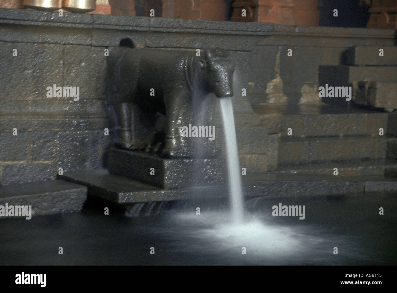 Gomukha at Old Mahableshwar Temple India Stock Photo - Alamy