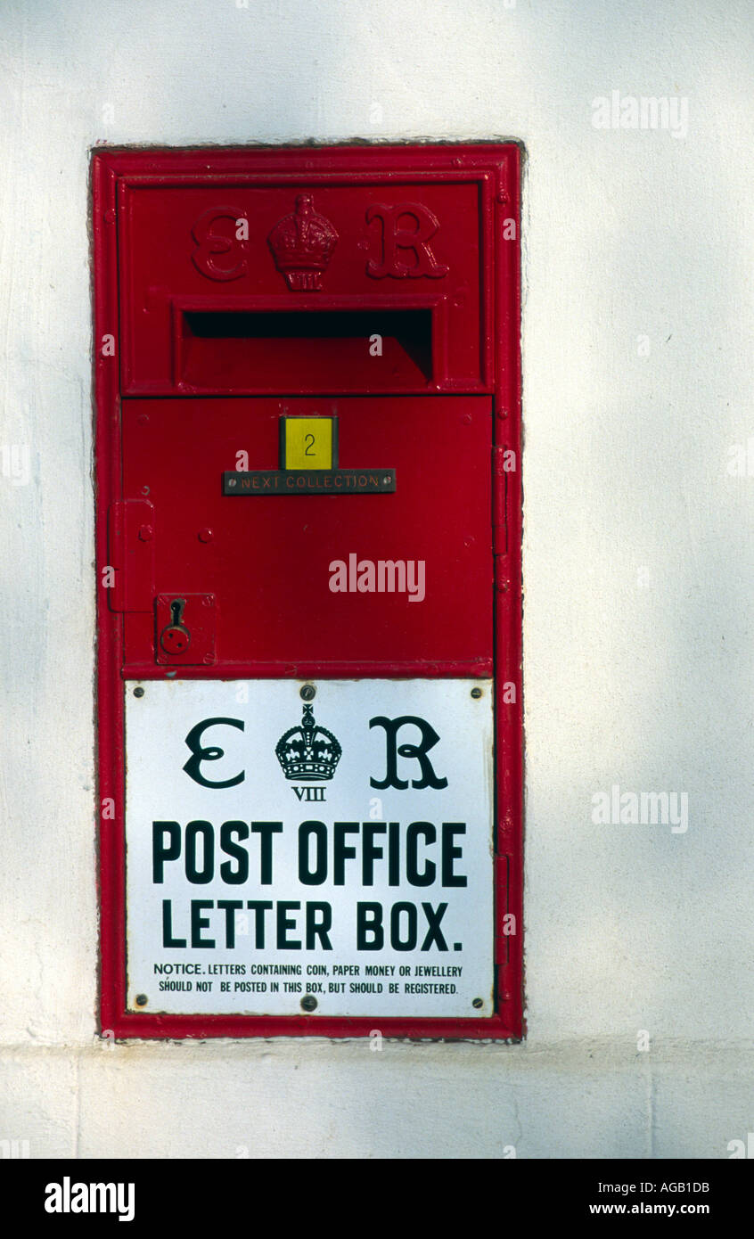 Edward VIII 8th thought to be the only wall mounted post box for this ...