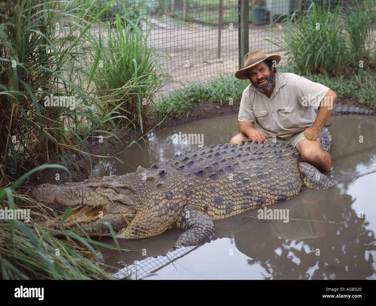 Crocodile man hi-res stock photography and images - Alamy