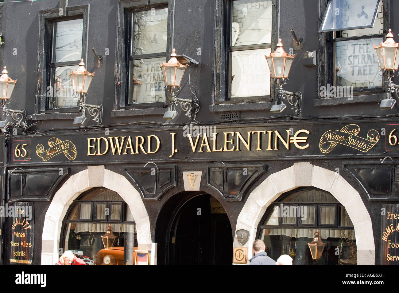 Edward J. Valentine Pub in Longford Ireland with the Spiral Tree bar ...