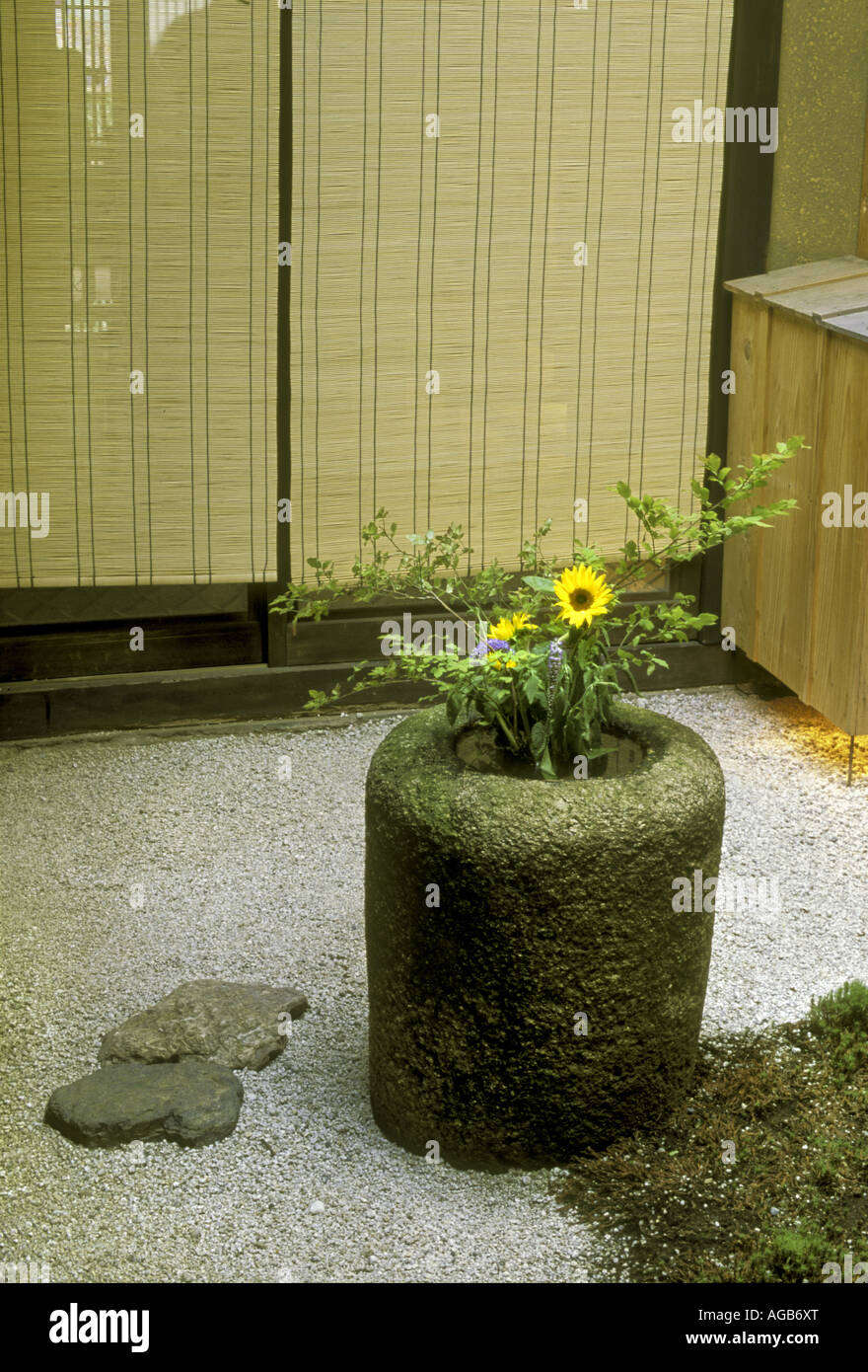 small garden Kyoto Japan Stock Photo - Alamy