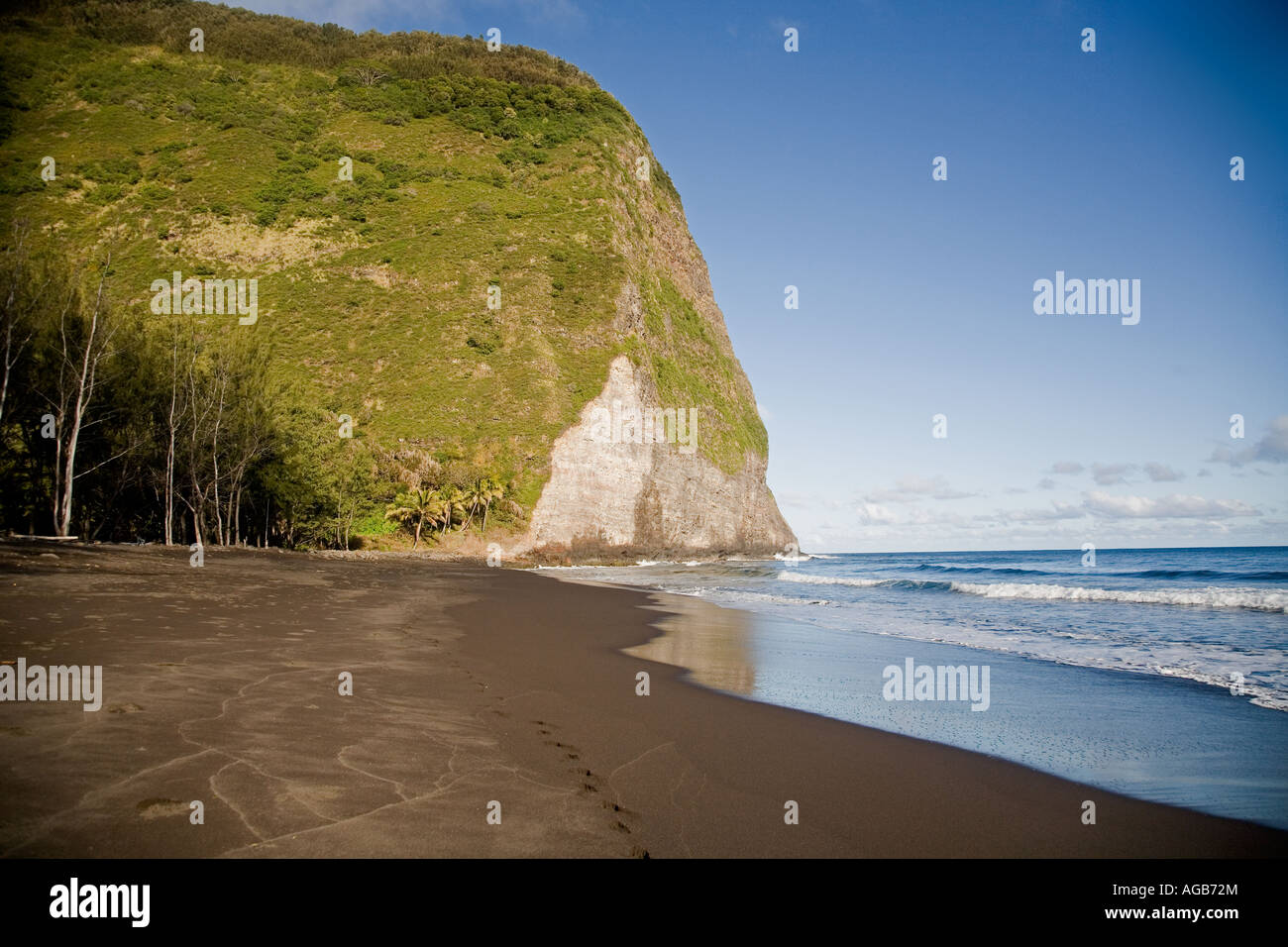 Waipio Valley Hamakua Coast Island of Hawaii Stock Photo - Alamy
