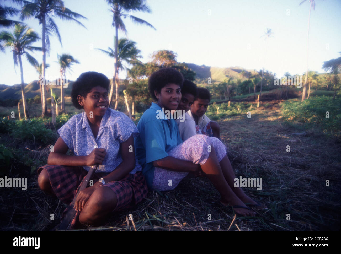 Fijian women hi-res stock photography and images - Alamy