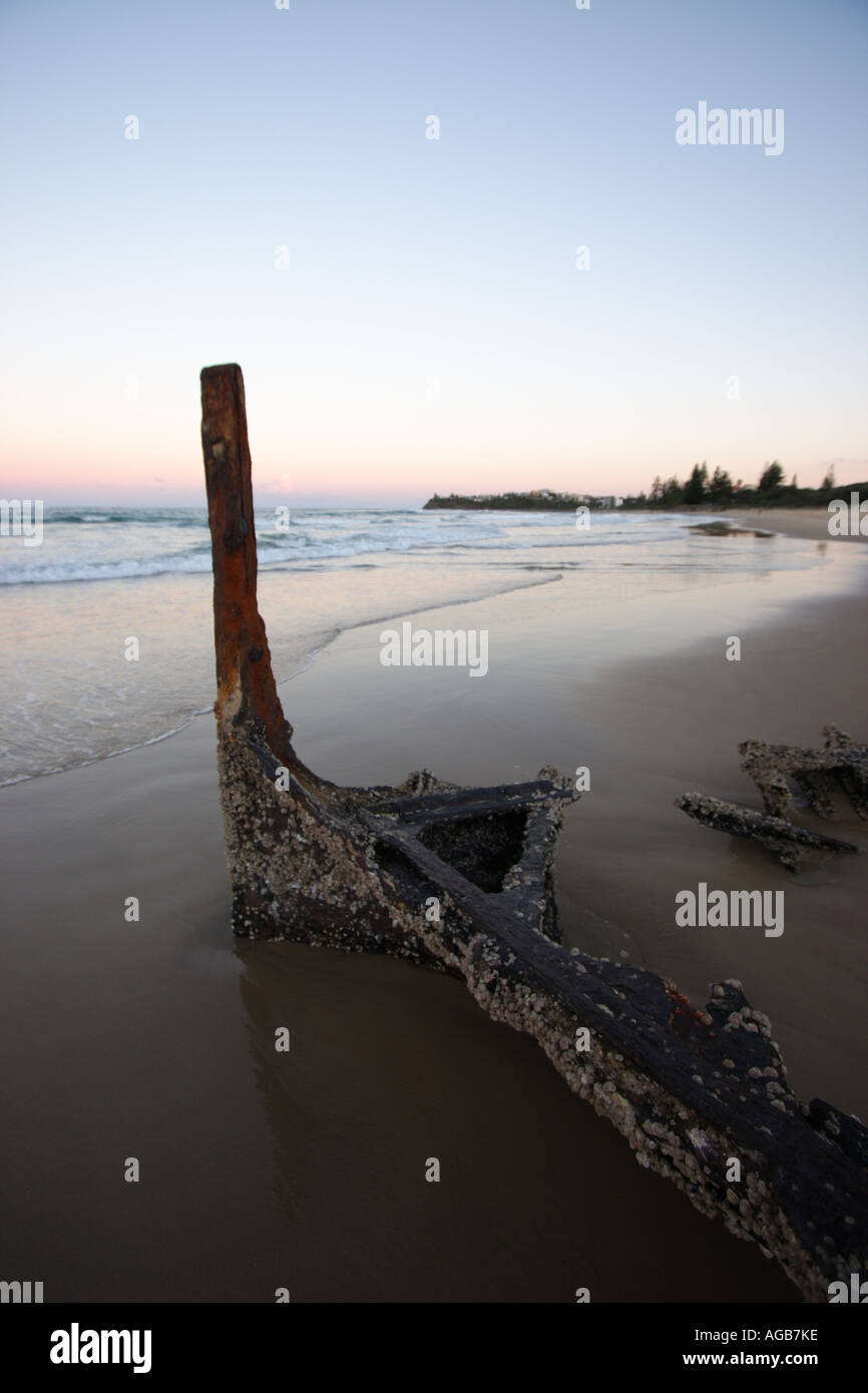 SS DICKY CALOUNDRA QUEENSLAND AUSTRALIA VERTICAL BAPDB8462 Stock Photo ...