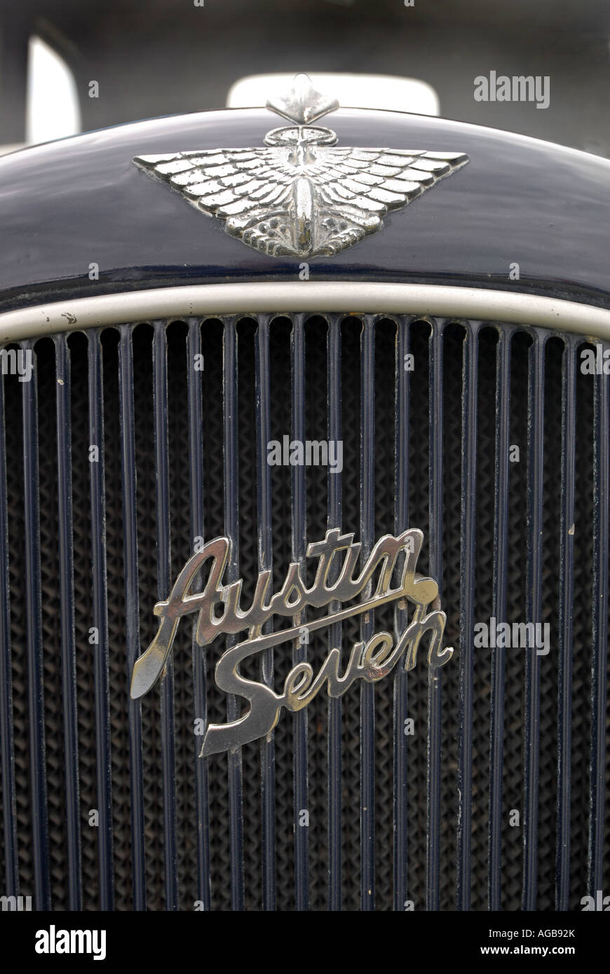 Austin 7 grille and logo Stock Photo - Alamy